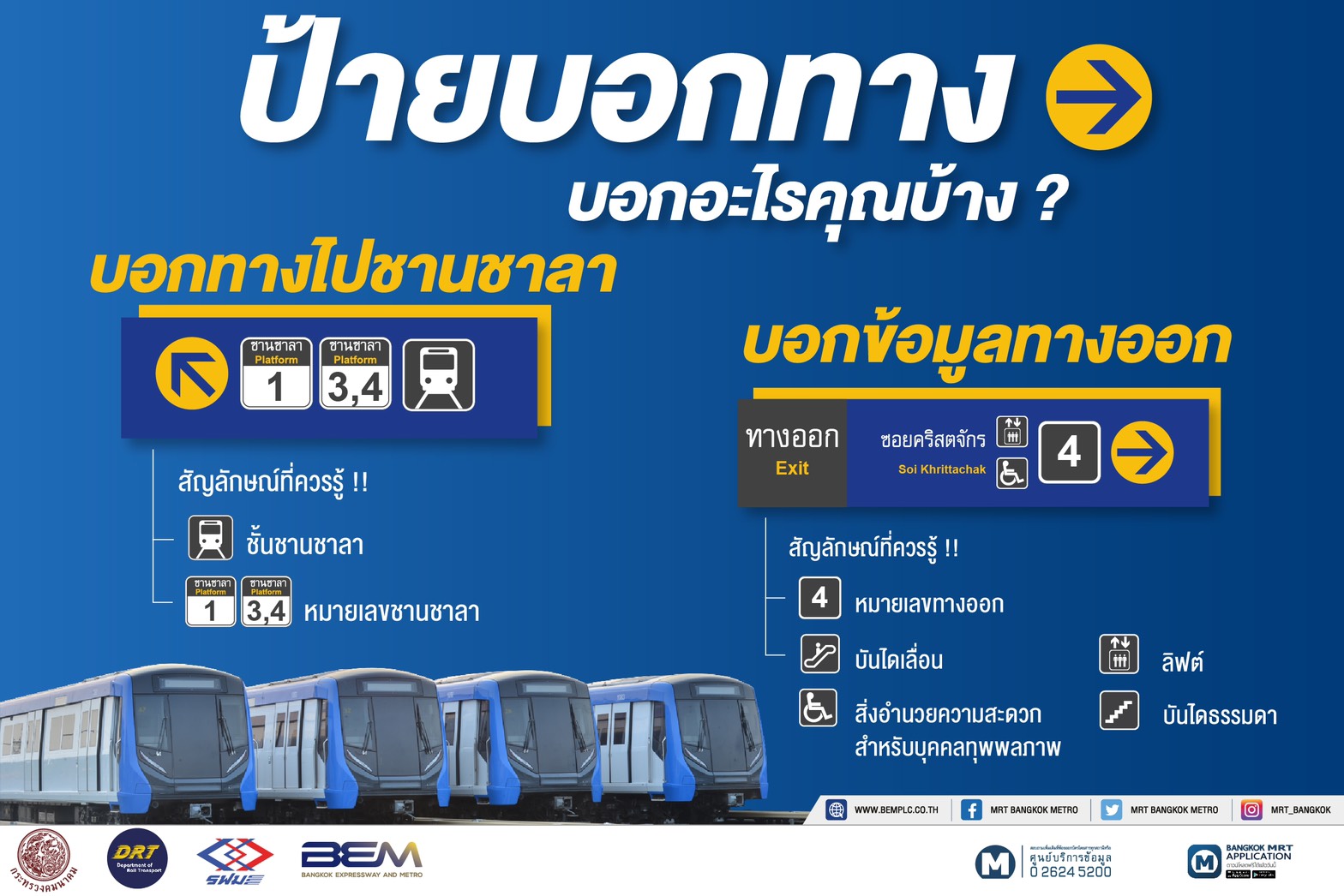 วันนี้รถไฟฟ้า MRT สายสีน้ำเงินเปิดให้บริการครบลูป แนะวิธีนั่งยังไงไม่ให้หลง