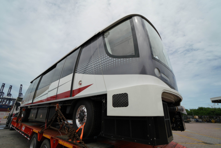 AMR ASIA เข้าตรวจรับรถไฟฟ้าสายสีทองรุ่น Bombardier Innovia APM 300 แบบ ...