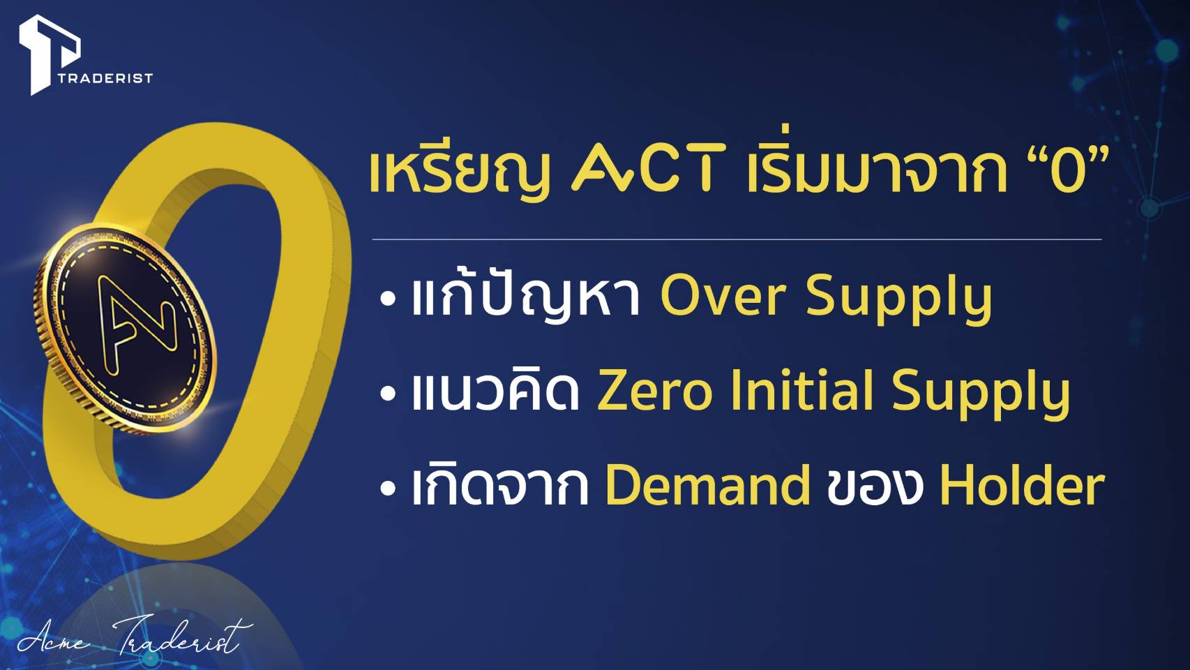 Acme Traderist สร้างเหรียญ “ACT” (Acet) DeFansFi รูปแบบใหม่ เขย่าวงการ DeFi