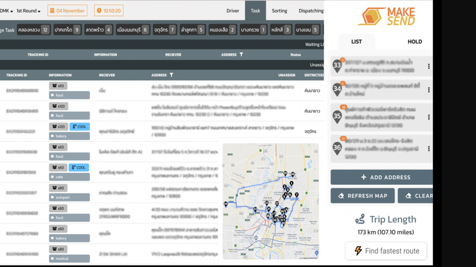 MAKESEND เดินเกมรุกชิงพื้นที่ธุรกิจขนส่งด่วน sameday delivery ด้วยรถ EV โดยการร่วมมือจาก บริษัท ...