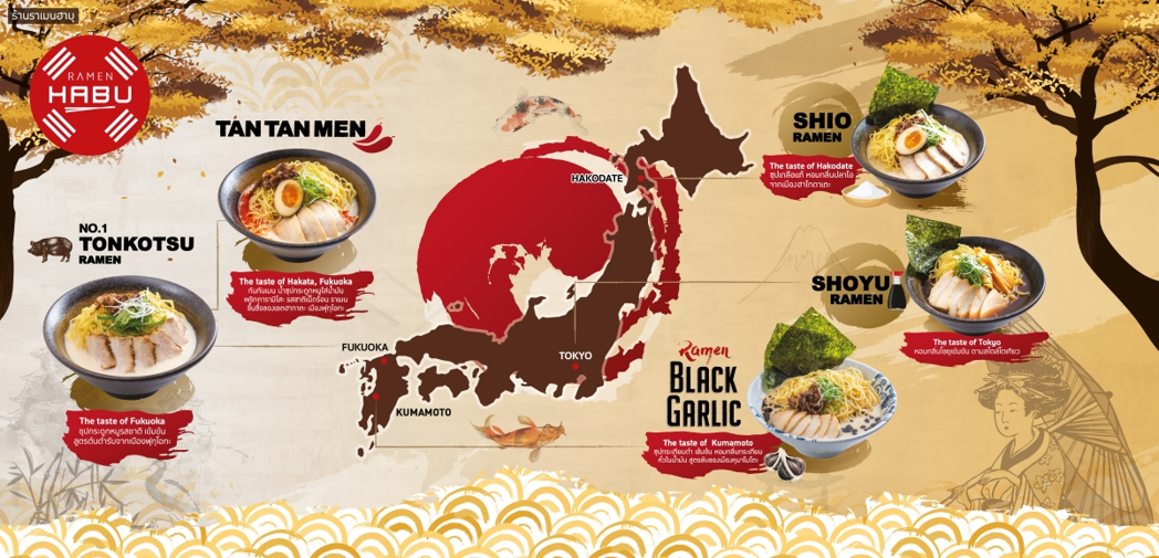 RAMEN HABU ฉลองเปิดร้านใหม่ ! สาขาโลตัส รัตนาธิเบศร์ เสิร์ฟความอร่อยให้ ...
