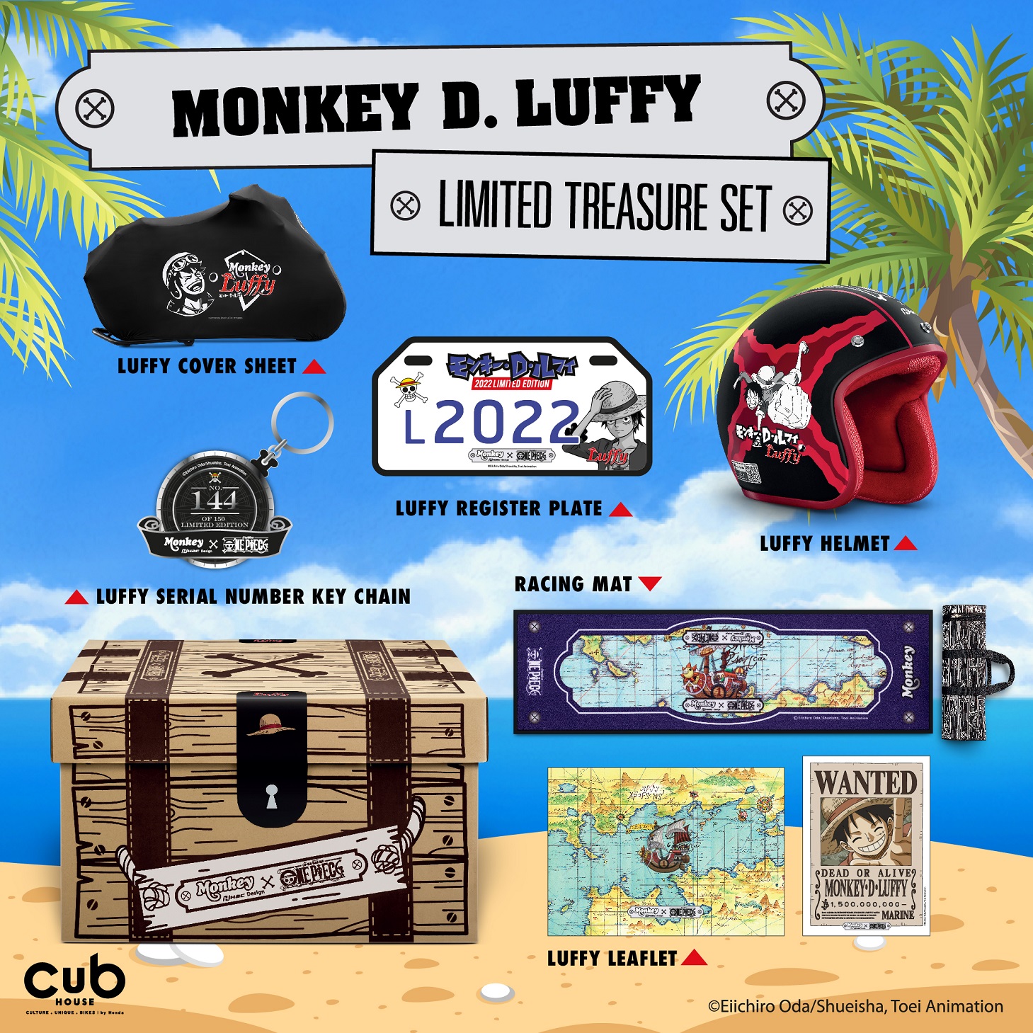 ฮอนด้า เปิดจองสิทธิ์ "Monkey x One Piece" ผลิตแค่ 300 คัน
