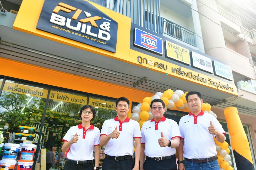 TOA ปั้นโมเดลธุรกิจร้านแฟรนส์ไชส์โฉมใหม่ ‘FIX&BUILD’ แหล่งรวมวัสดุ ...
