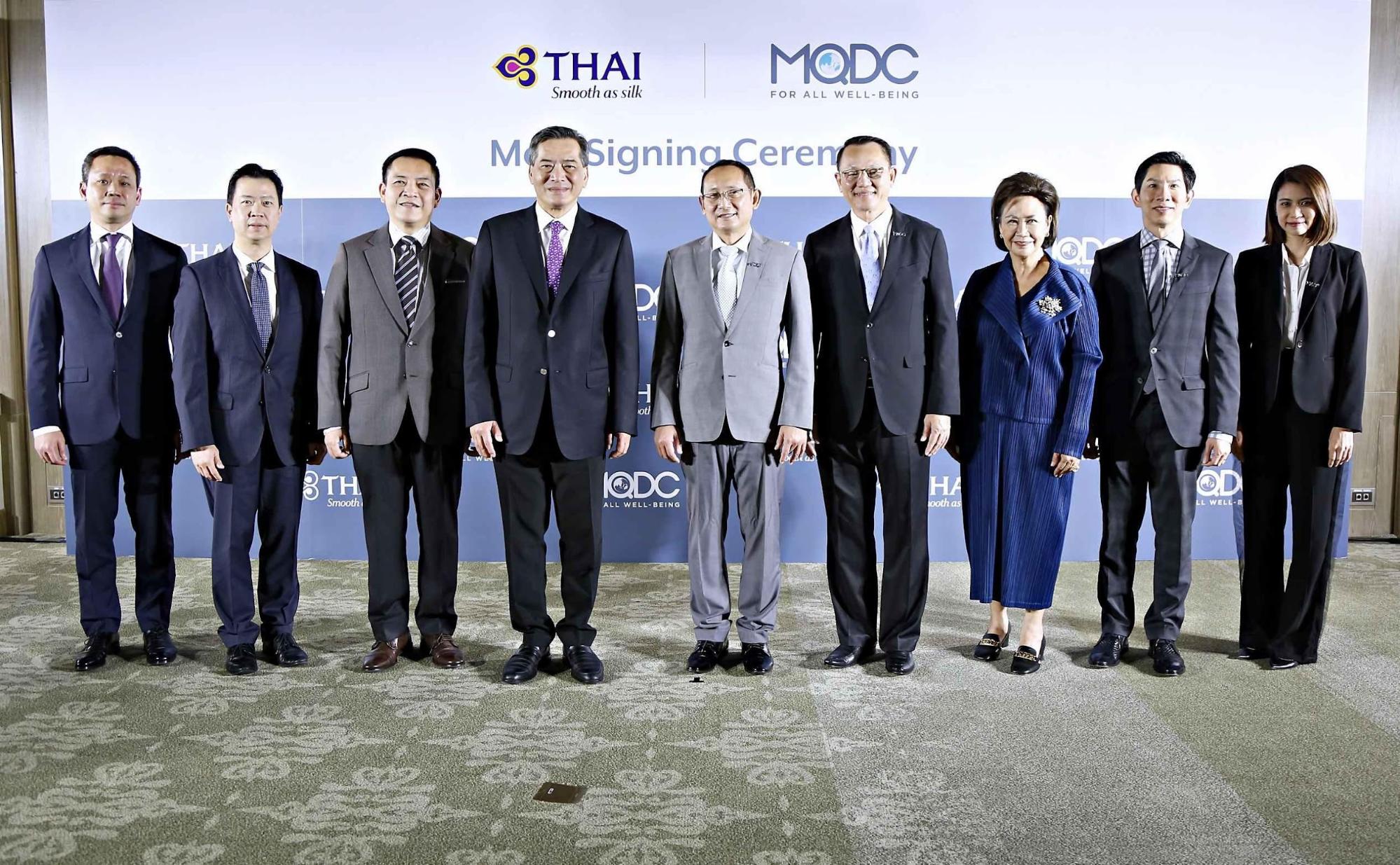 MQDC จับคู่การบินไทย ดันธุรกิจอสังหาฯ-ท่องเที่ยวไทย รับเปิดเมือง