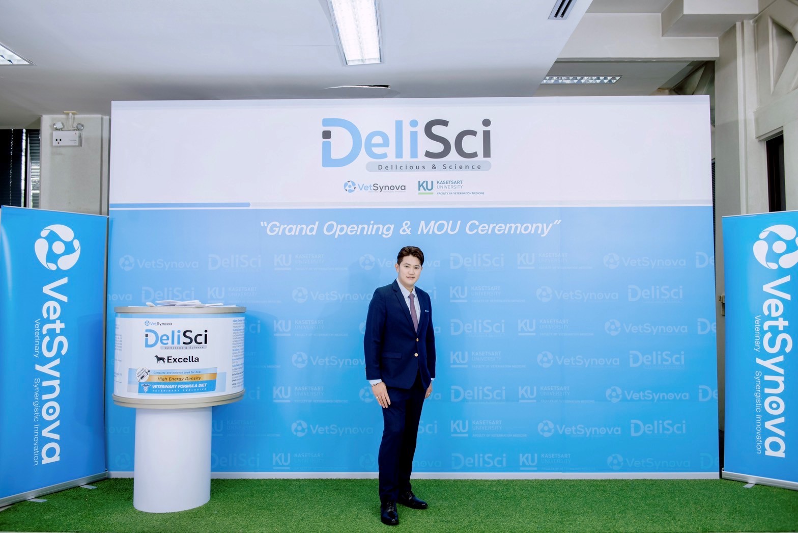 VetSynova จับมือ คณะสัตวแพทยศาสตร์ ม.เกษตร ร่วมกันพัฒนาวิจัย DeliSci อาหารประกอบการรักษาโรค ...