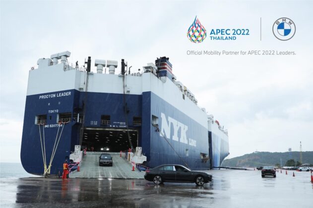 ถึงไทยแล้ว BMW i7 ไฟฟ้า 100% รถผู้นำสำหรับการประชุม APEC 2022