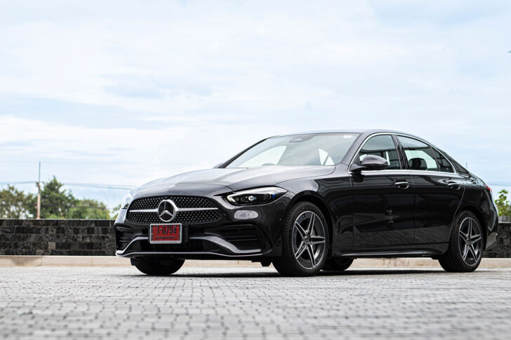 C-Class C 350e AMG Dynamic วิ่งด้วยไฟฟ้าไกลถึง 100 กม. น่าสน