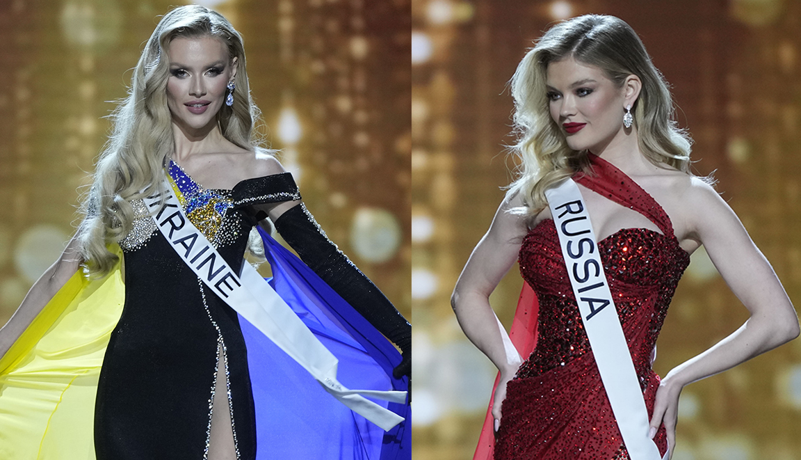 มิสยูนิเวิร์ส : รัสเซีย-ยูเครน จับจ้อง 2 สาว ประชันโฉมบนเวทีอเมริกา