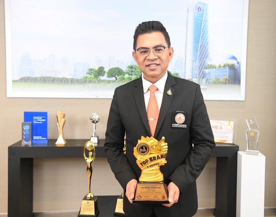 ผู้ว่าการ MEA คว้า 3 รางวัล CEO THAILAND AWARDS 2023 และ TOP BRAND AWARDS 2023