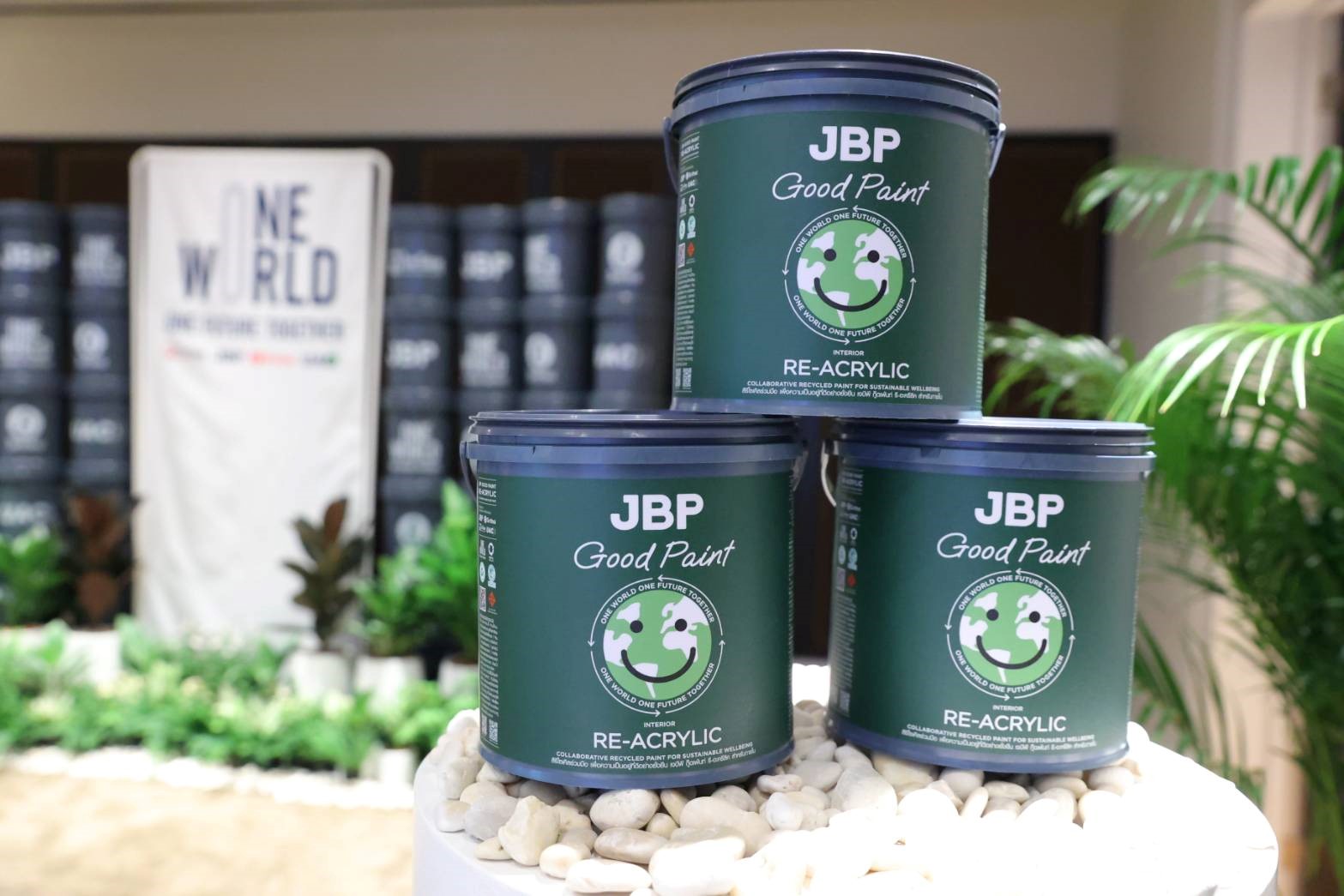 เจบีพี เปิดตัว “JBP Good Paint Re-Acrylic” สีทาอาคารรีไซเคิลเจ้าแรกในประเทศไทย