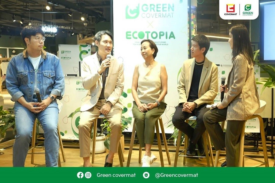Green Covermat เปิดตัวผลิตภัณฑ์รักษ์โลกครั้งแรกในประเทศไทย ที่ Ecotopia ชั้น 3 Siam Discovery