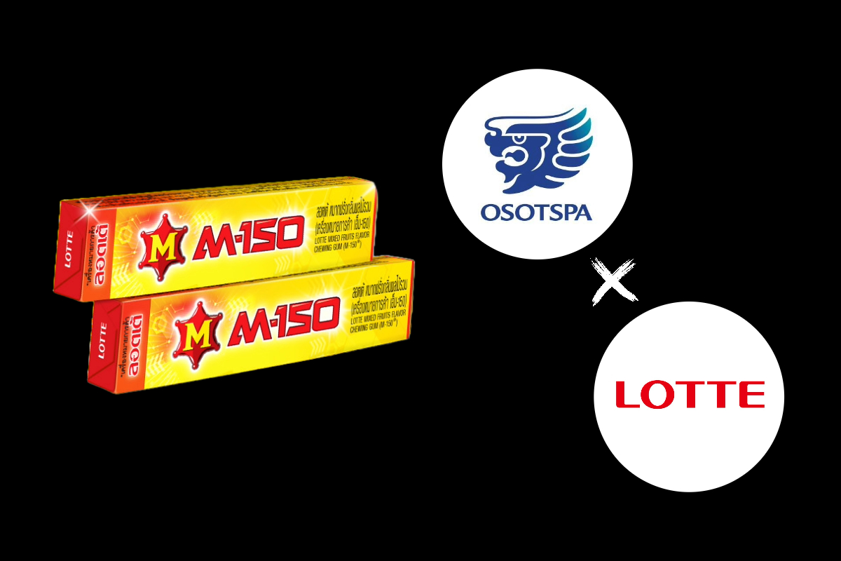 โอสถสภา ผนึก ลอตเต้ ส่งหมากฝรั่ง M-150 เขย่าตลาด