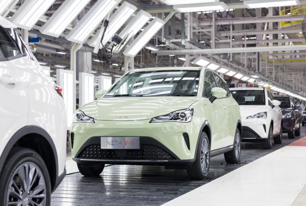 เนต้า ขึ้นไลน์ผลิตรถอีวี NETA V-II ในไทย เตรียมขายไตรมาสแรกปีหน้า
