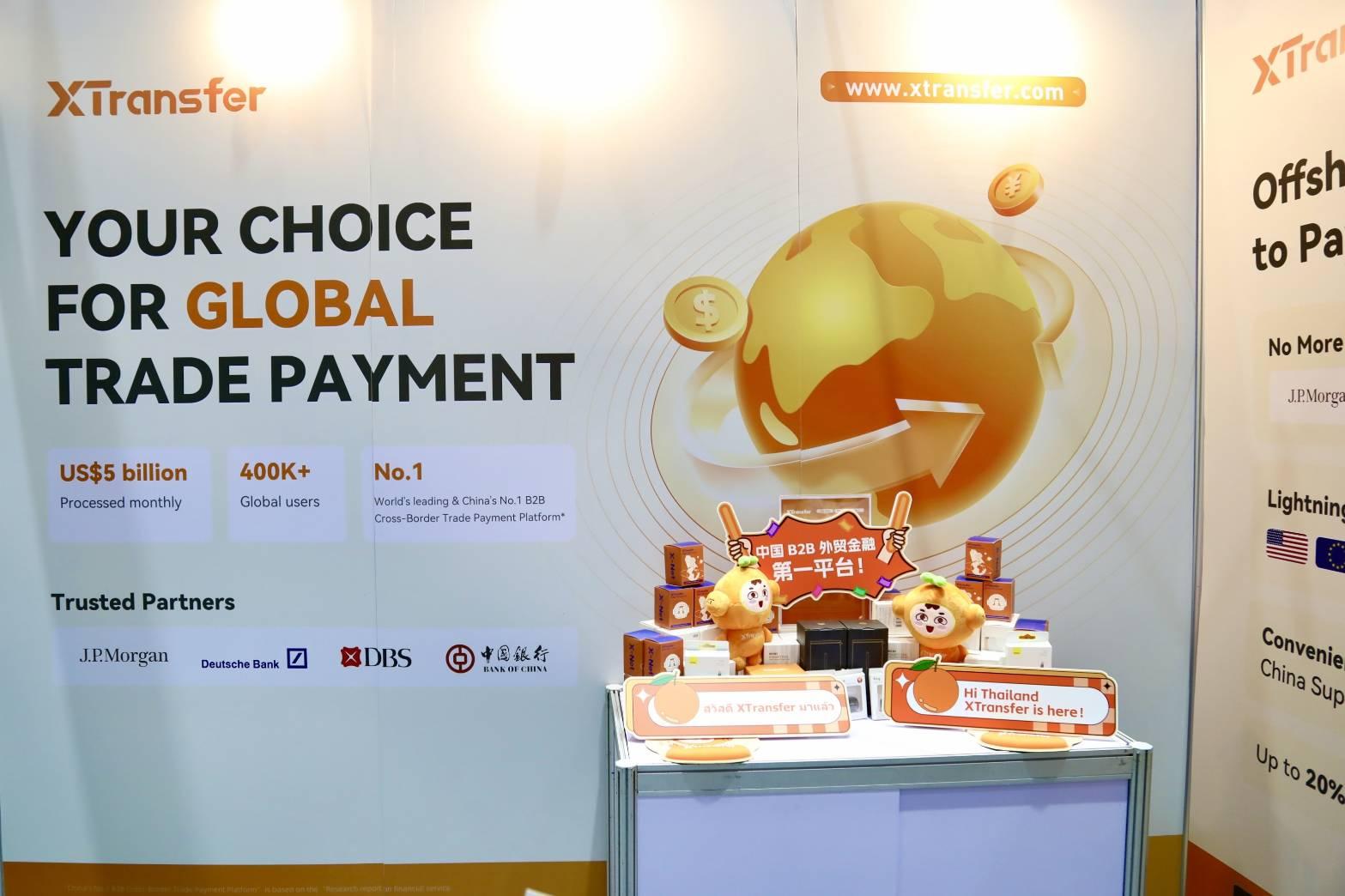 XTransfer บุกตลาดเอสเอ็มอีไทยร่วมแสดงโซลูชั่นการชำระเงินข้ามพรมแดน