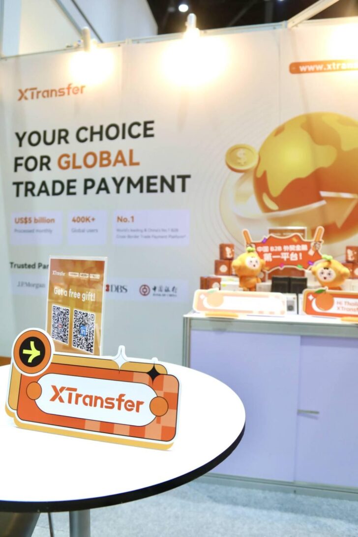 XTransfer บุกตลาดเอสเอ็มอีไทยร่วมแสดงโซลูชั่นการชำระเงินข้ามพรมแดน