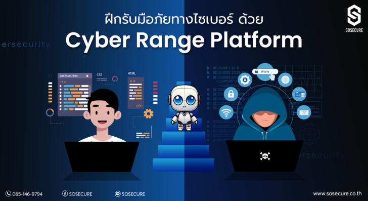 ฝึกรับมือภัยทางไซเบอร์ ด้วย Cyber Range Platform | SOSECURE