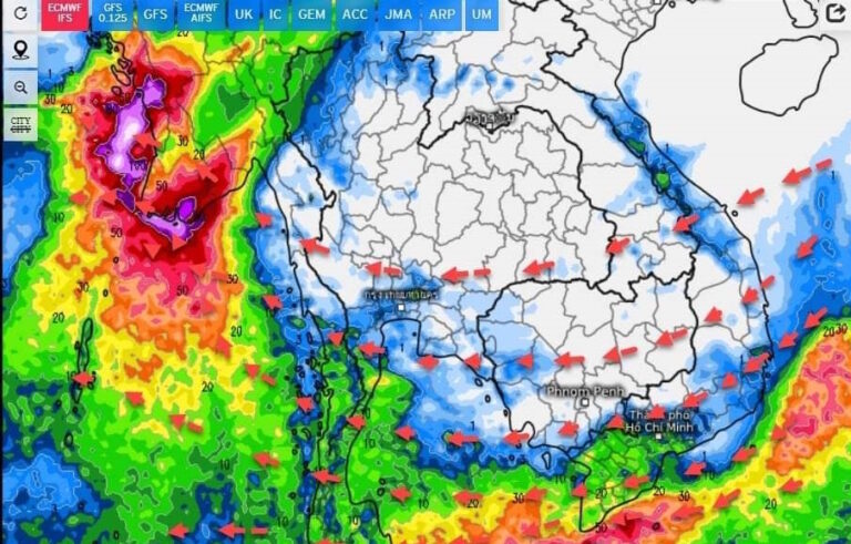 กรมอุตุฯเตือน 7-8 พ.ย. ระวังคลื่นกระแสลม Westerly trough มีฝน-ลมแรง