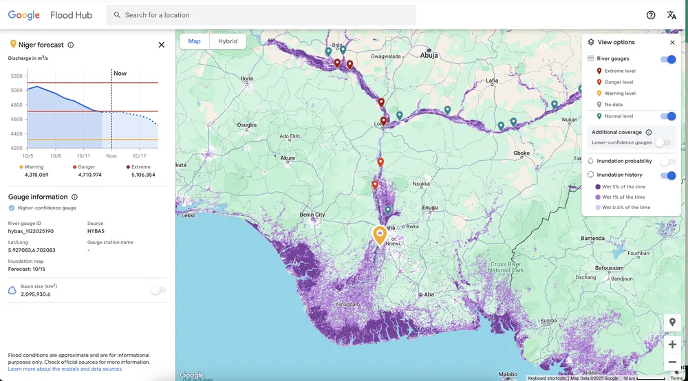 Google AI เปิด "Flood Hub" คาดการณ์น้ำท่วมล่วงหน้า 7 วัน ครอบคลุม 150 ประเทศ