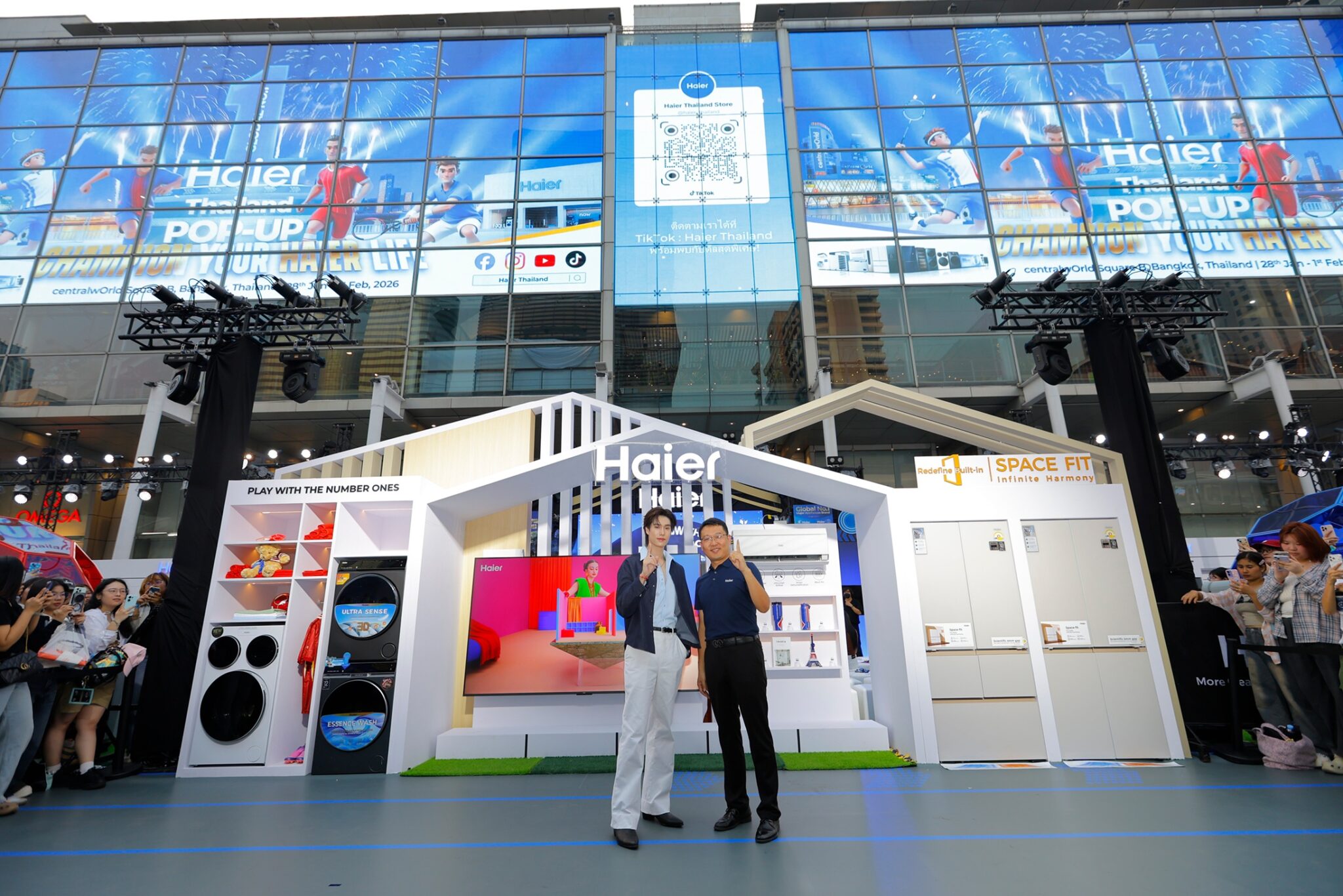 Haier ขนสินค้าเรือธงผุด Global Champion Tour ป็อปอัพสโตร์กลางกรุง